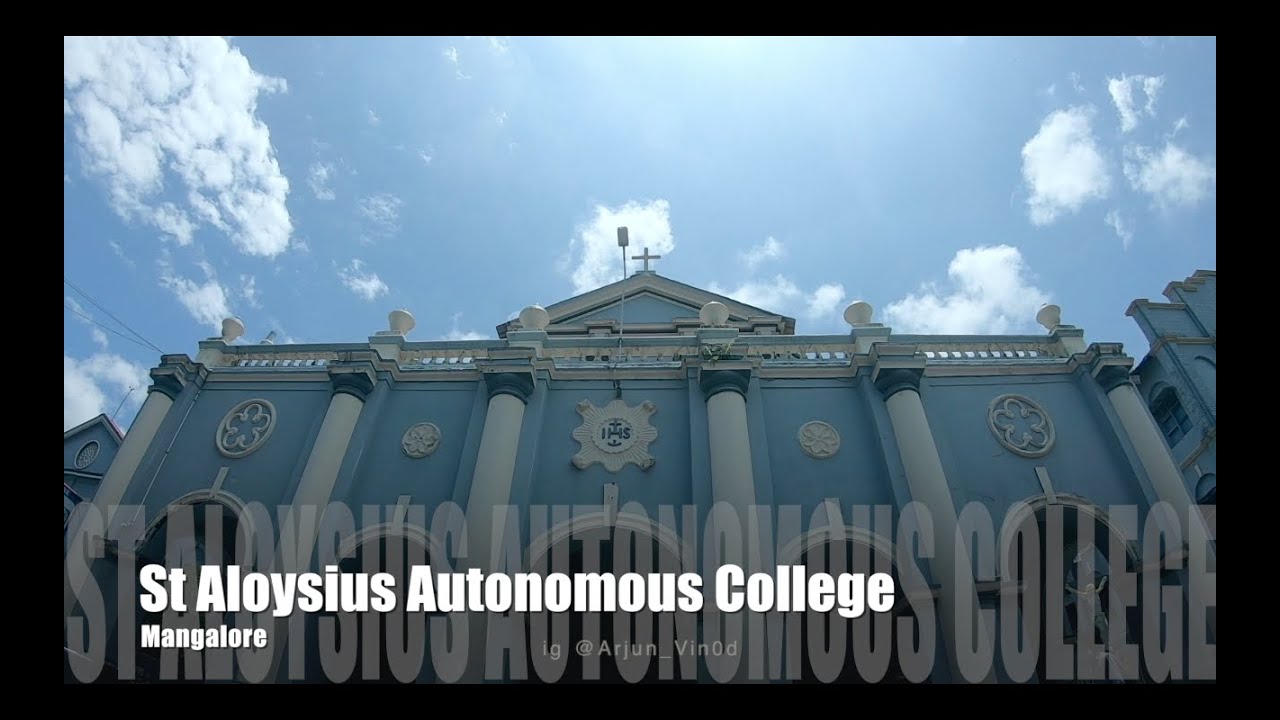 St Aloysius College Campus Tour at a glance, Mangalore - YouTube