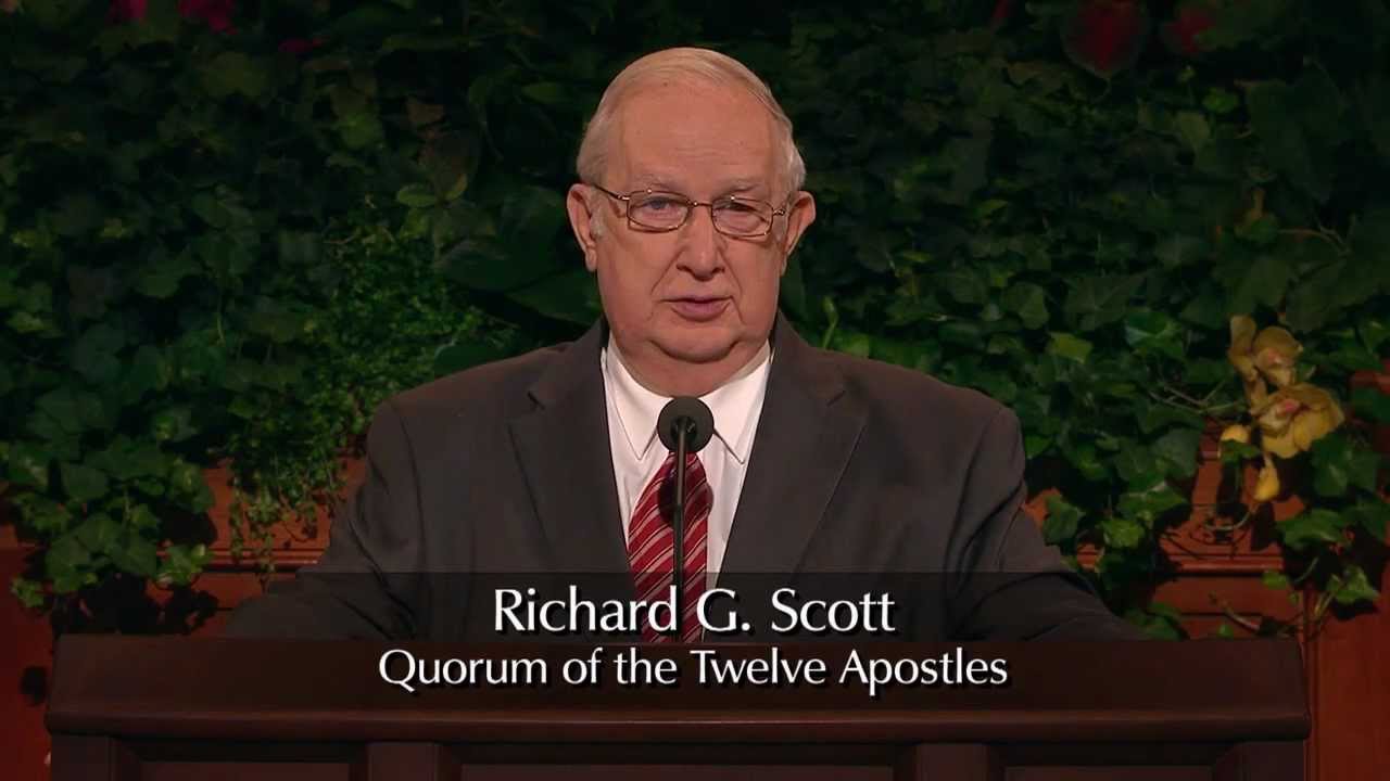 The Power of Scriptures - Elder Richard G. Scott - YouTube