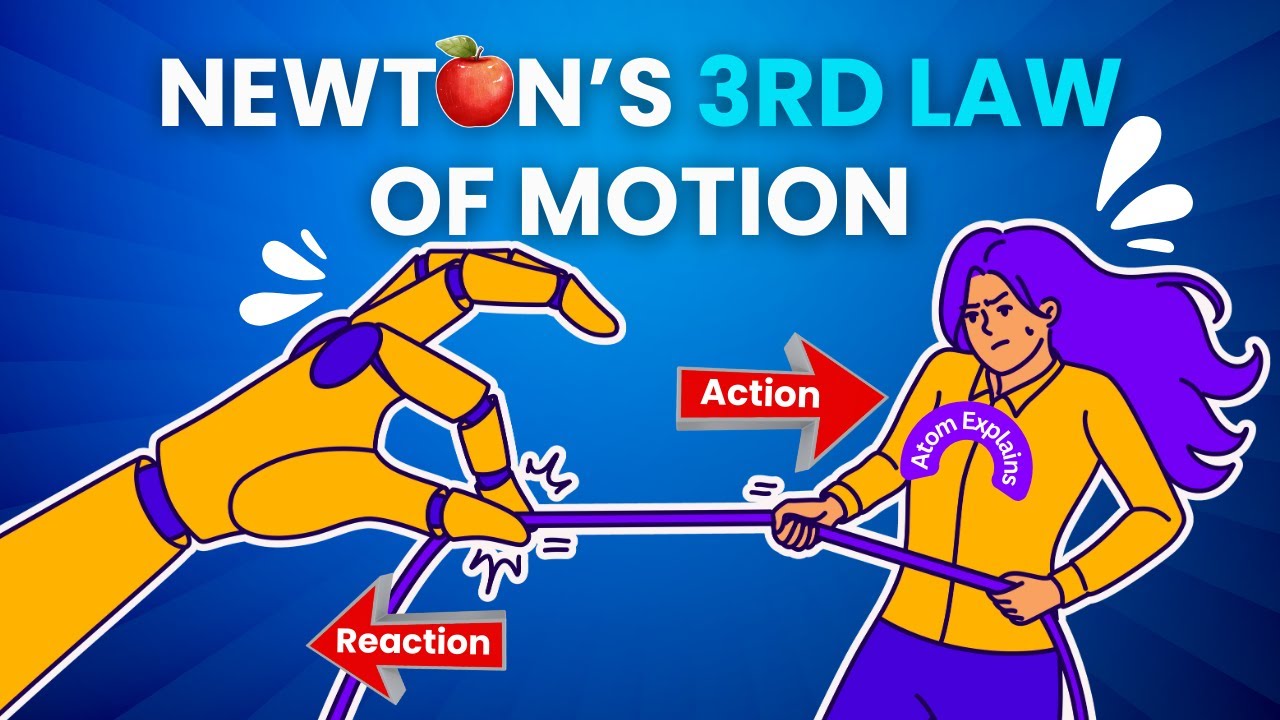 Newton's 3rd law of Motion - Easy Tutorial with Real-life fun Examples ...