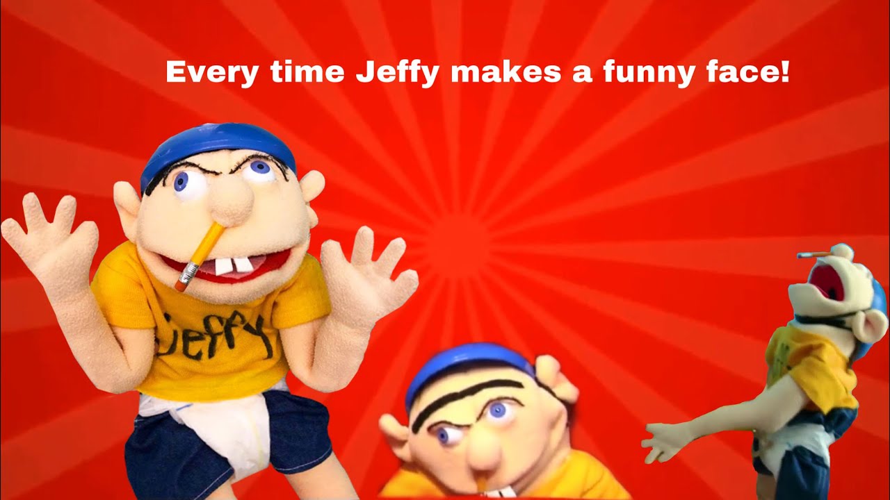 Every time jeffy makes a funny face in sml! - YouTube