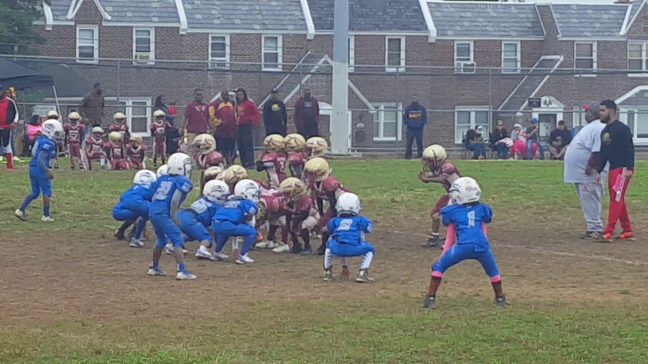2018 OAK LANE WILDCATS (75LBS) vs NORTH PHILLY AZTECS (HOMECOMING) 1ST ...