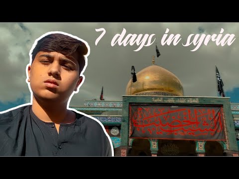 MY FIRST VLOG | HOLY SHIRNE OF BIBI ZAINAB (Damascus) | TRAVEL Vlog | Episode 1 | Hussain Zaidi