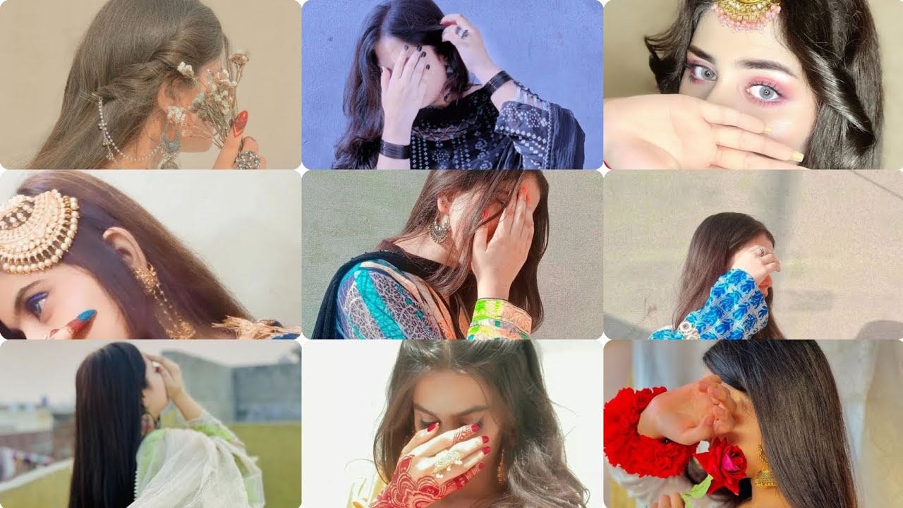 💖 Stylish face hidden dps 💗 for girls fashion types cute 🥰 dps profile ...