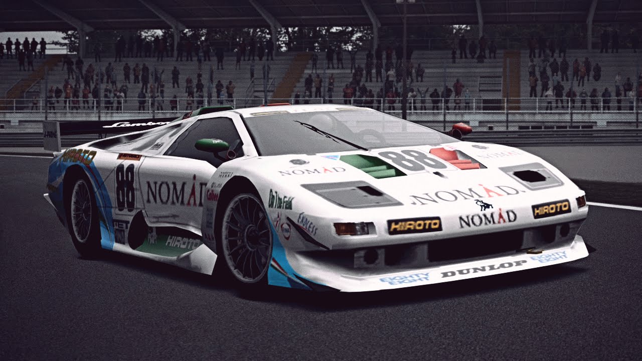 (GT6) Lamborghini NOMAD Diablo GT-1 '00 - Exhaust Video - YouTube