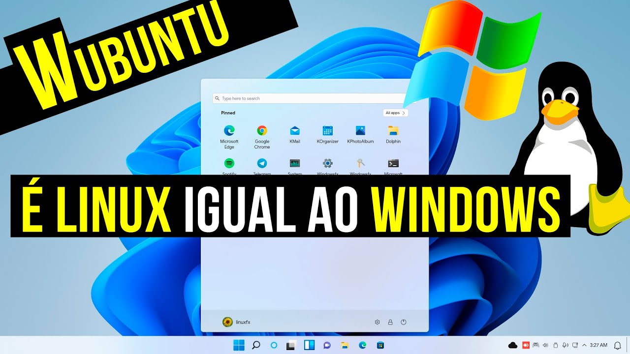 DEFINITIVO! Windows 11 com Kernel Linux! CONHECA o WUBUNTU! - YouTube