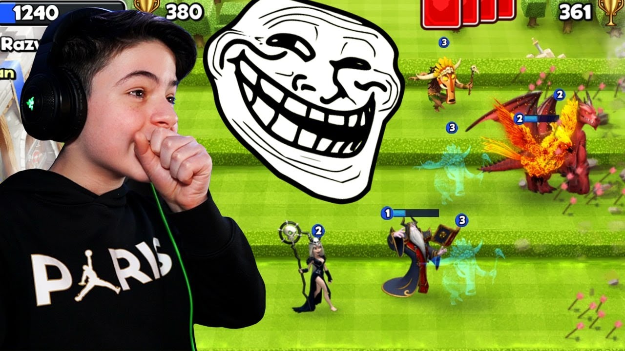 TROLL IN CASTLE 1 😡😡😡 #7 - Castle Crush - YouTube