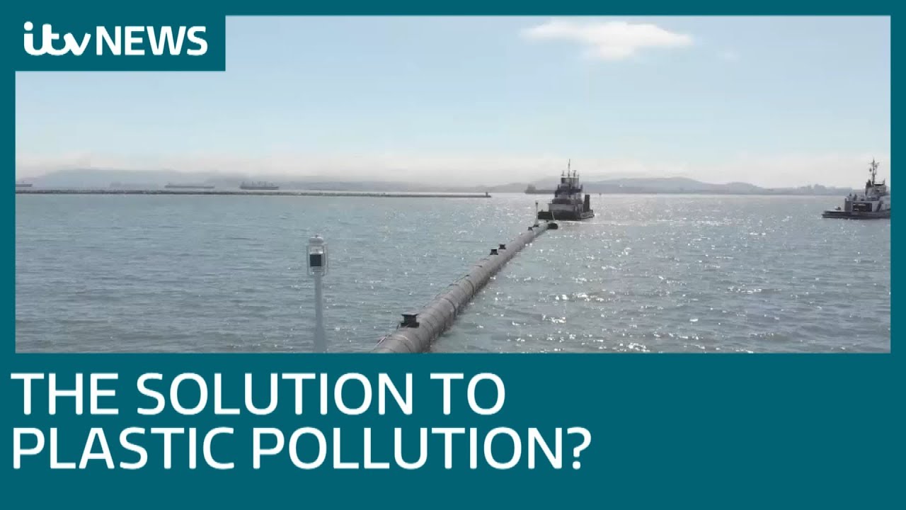 Ocean Cleanup rubbish collection system to tackle ocean pollution | ITV ...