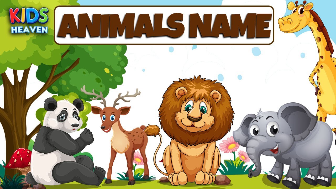 1 To 10 Counting - 10 Animals Name - Learn Animal Names With Sounds ...