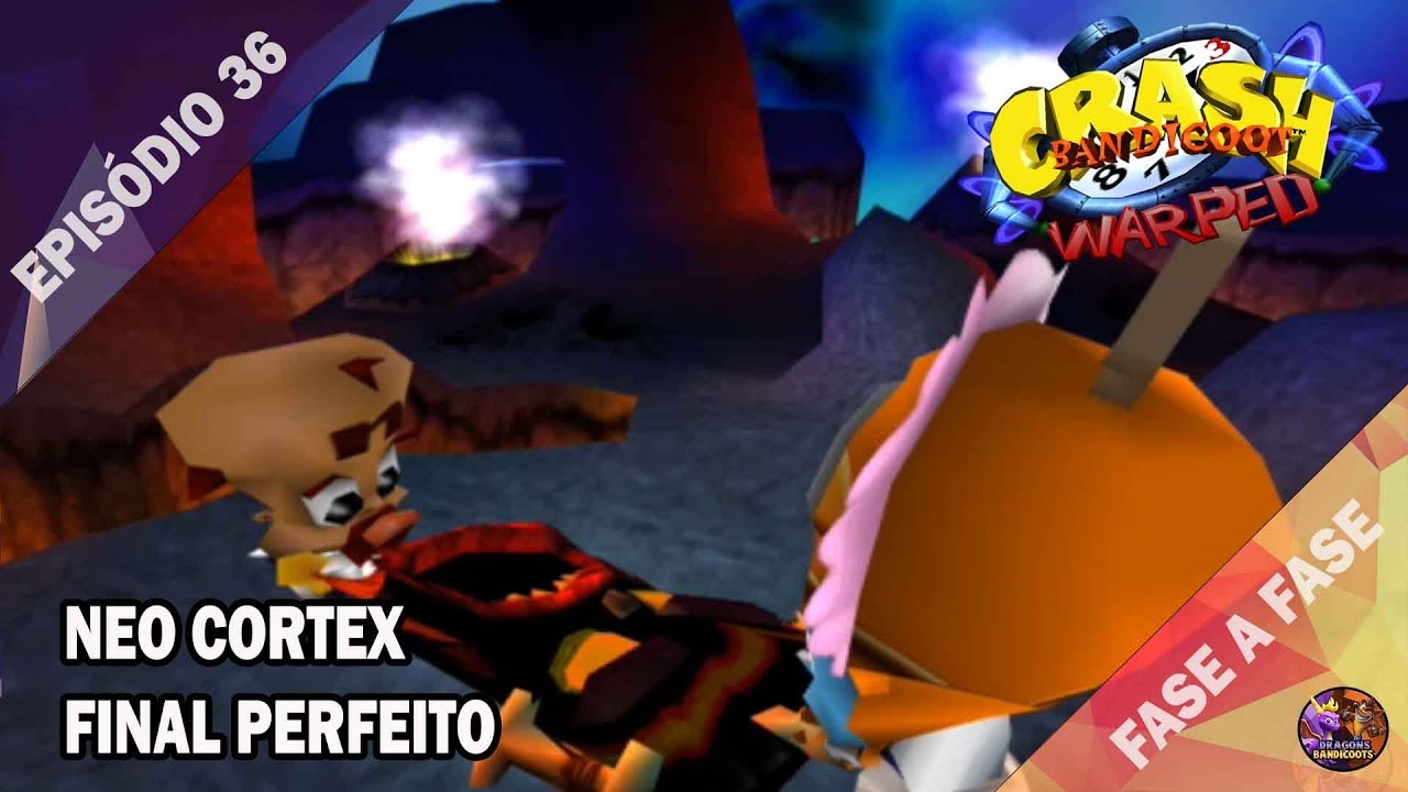 [105%] CRASH BANDICOOT 3: WARPED (PS) #36 - Neo Cortex / Final Perfeito ...