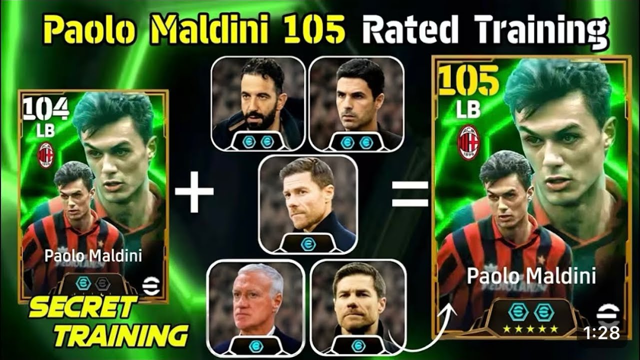 New Double Booster Paolo Maldini LB & CB Best Training Guide ...