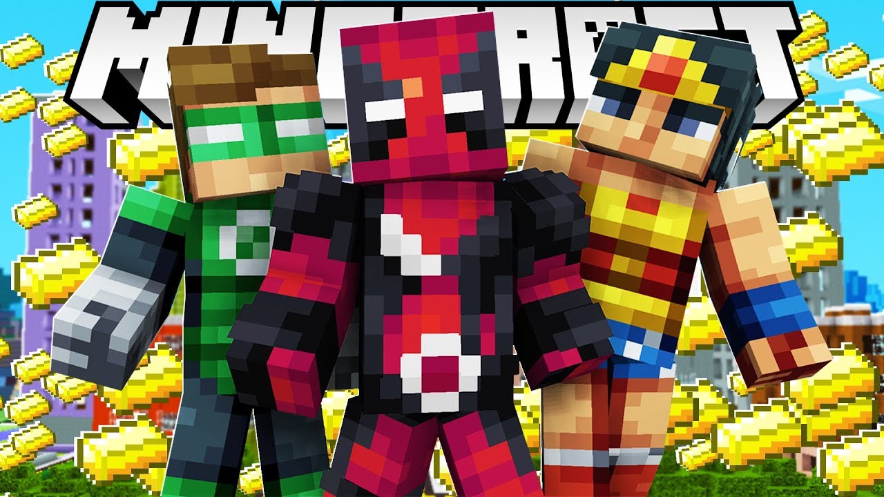 *SUPER UPDATE* GOLD RUSH SUPERHERO CITY 5.0 - MODDED MINECRAFT ...