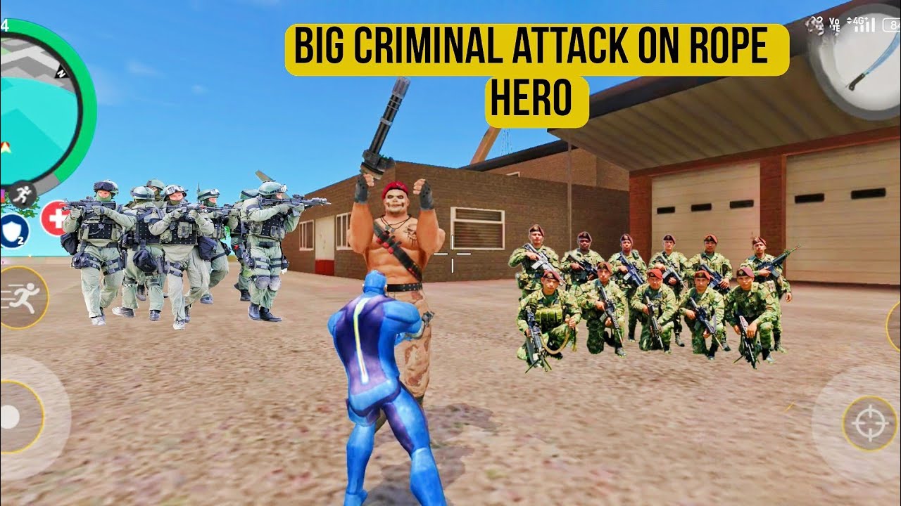 krim ODER Rope Hero fight with big Boss of all criminal - YouTube
