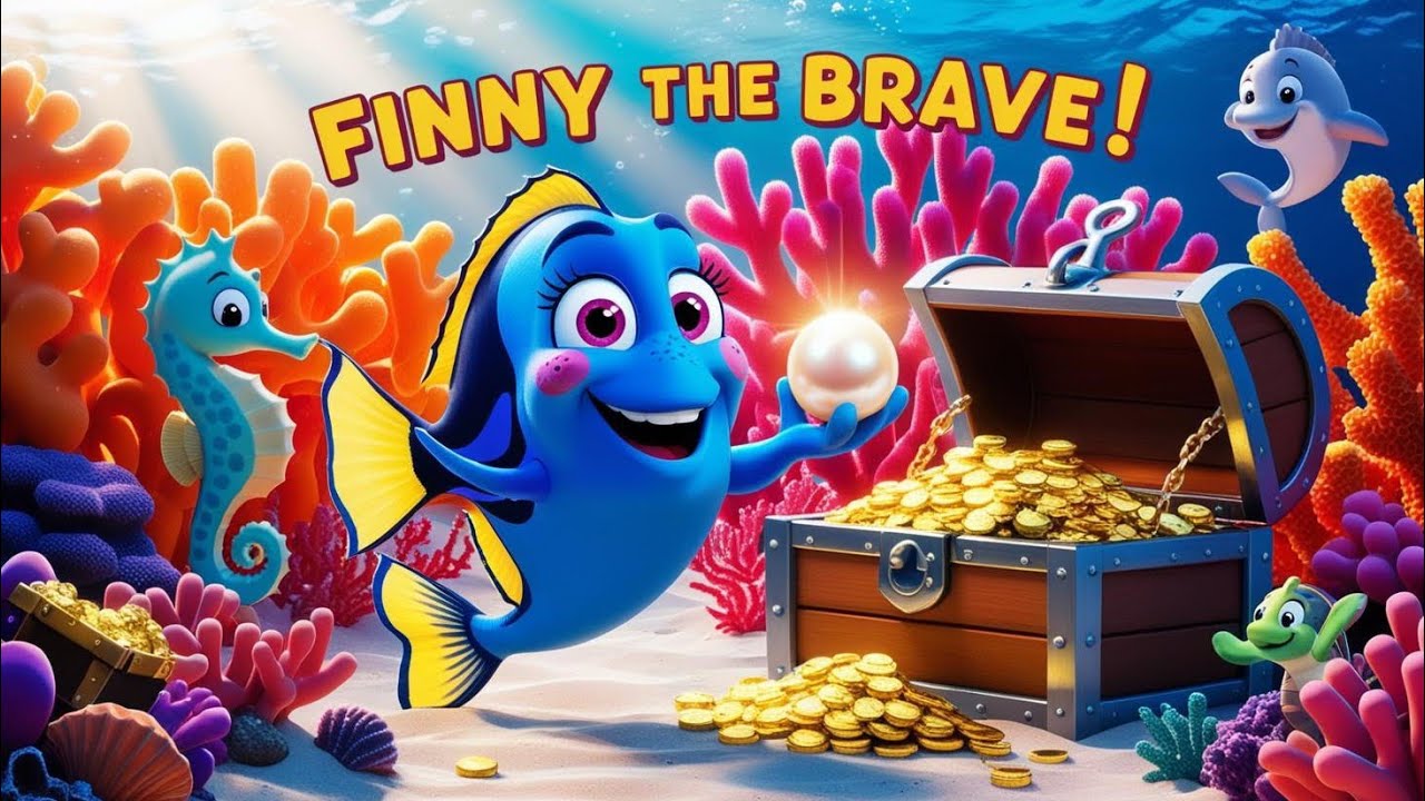 Finny the Brave | A Little Fish’s Big Ocean Adventure (Animated Poem ...