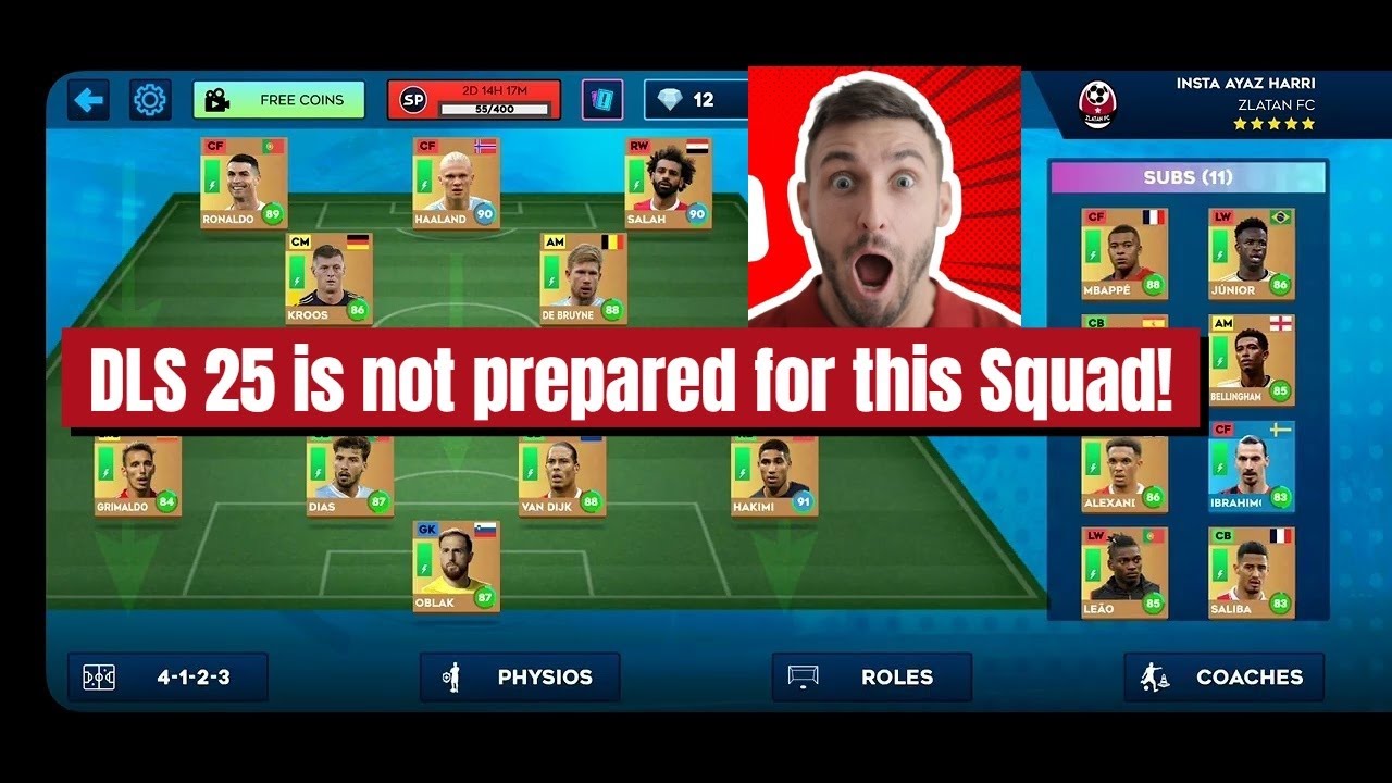 "DLS 25 Official! 😱 New Update, Squad Formations & Player Rankings ...