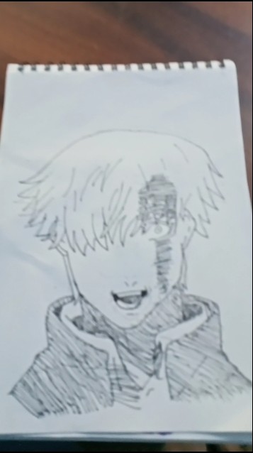 Gojo drawing injured #shorts - YouTube