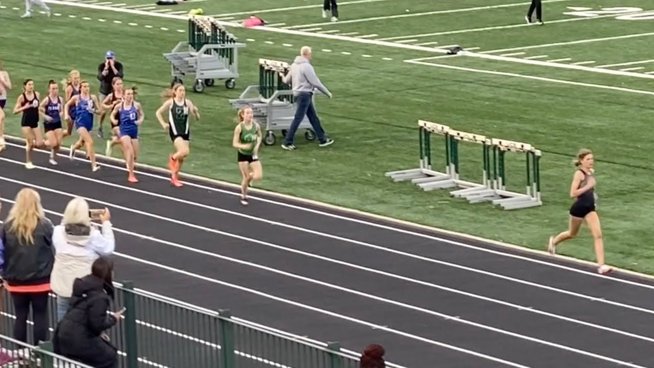 1600M - Girls - 2022 Hoosier Crossroads Conference - YouTube