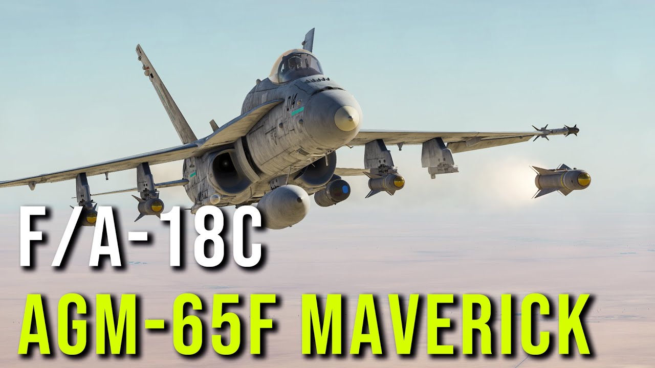 Tutorial Misil AGM-65F "MAVERICK" del F/A-18C en DCS World - YouTube