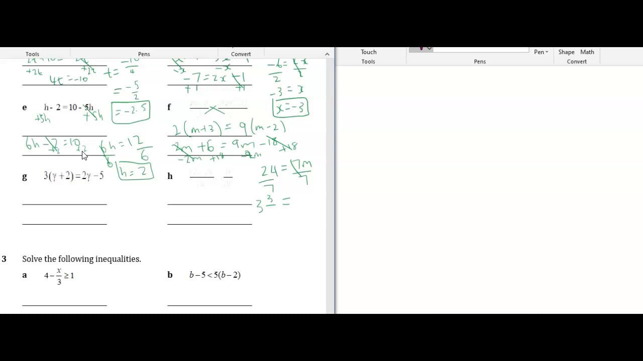 10 Maths Ch 1 progress quiz revision solutions part 3 - YouTube