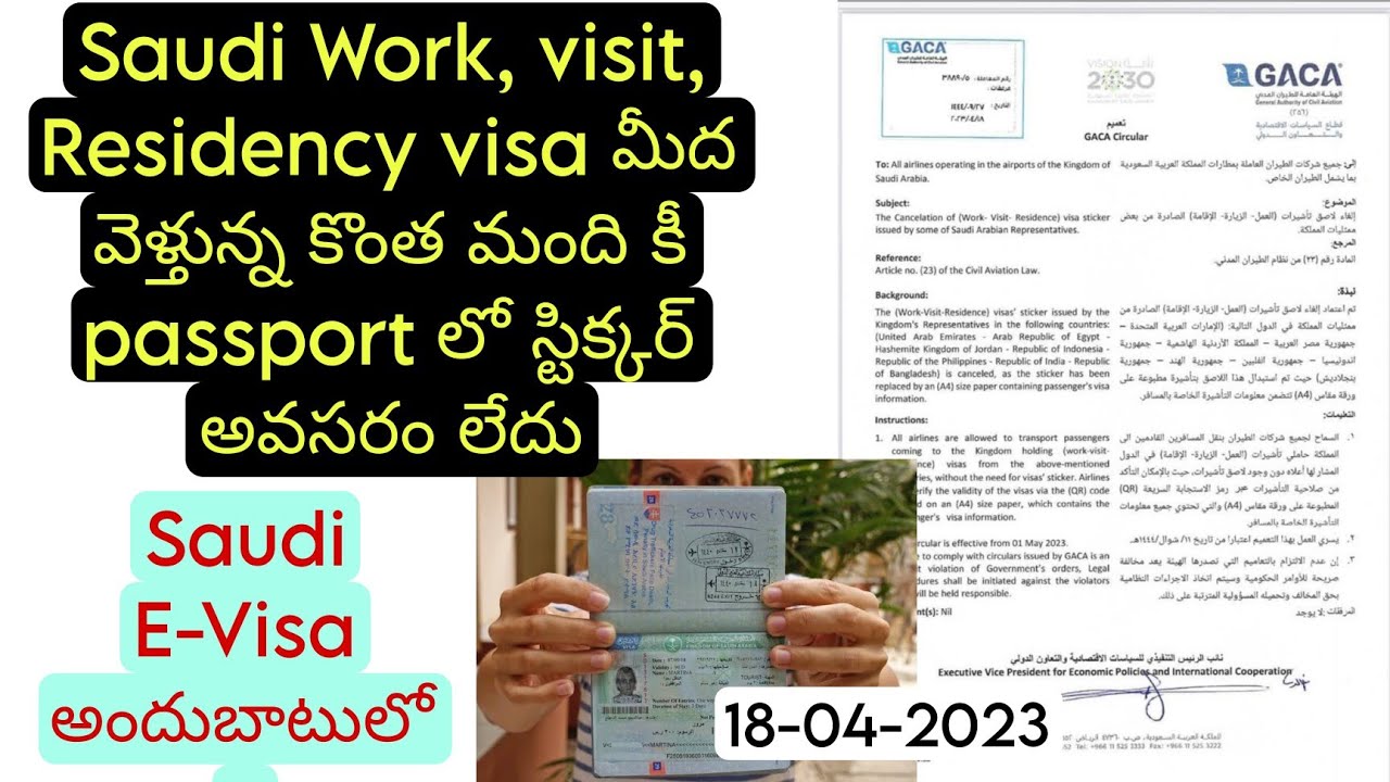 Saudi Arabia 🇸🇦 Cancelation of Visa stickers issued by some ...
