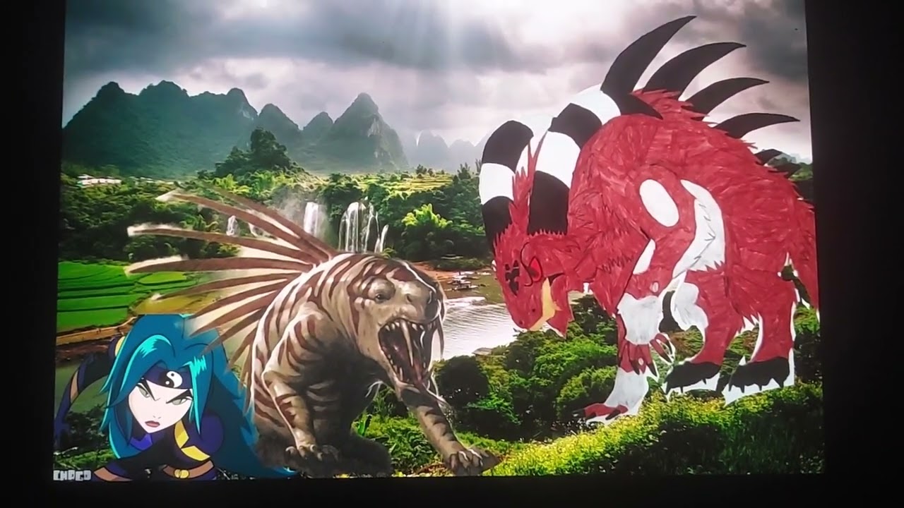 Me as a Gladiodon and Shadow have encountered a Weredemon Blitzo while ...