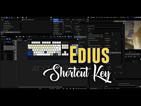 Edius Me Shortcut Key Kaise Banaye | Edius 11 Pro | Edius 11 Tutorial ...