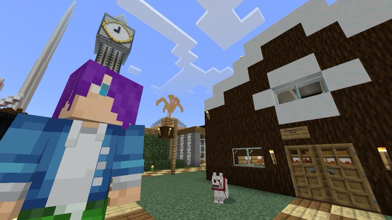 Touring Stampy’s Town - Touring Stampy’s Lovely World Part 3 - YouTube