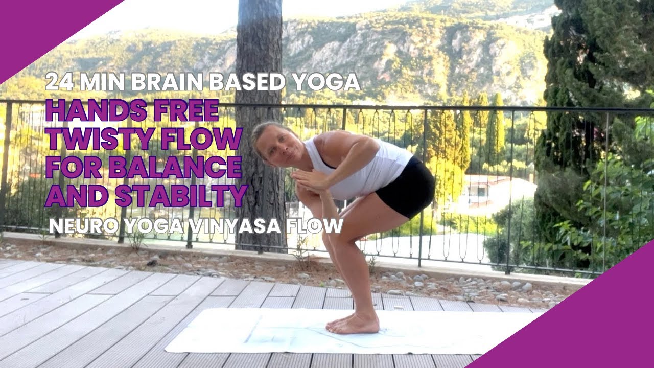 Twist and Balance: Wrist friendly Neuro Yoga Flow - YouTube