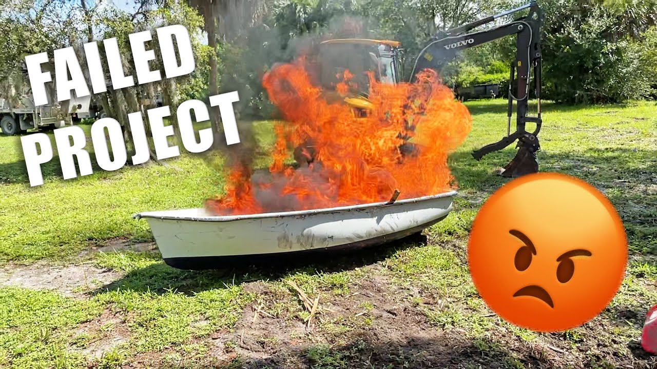 I DESTROYED MY BOAT PROJECT - YouTube