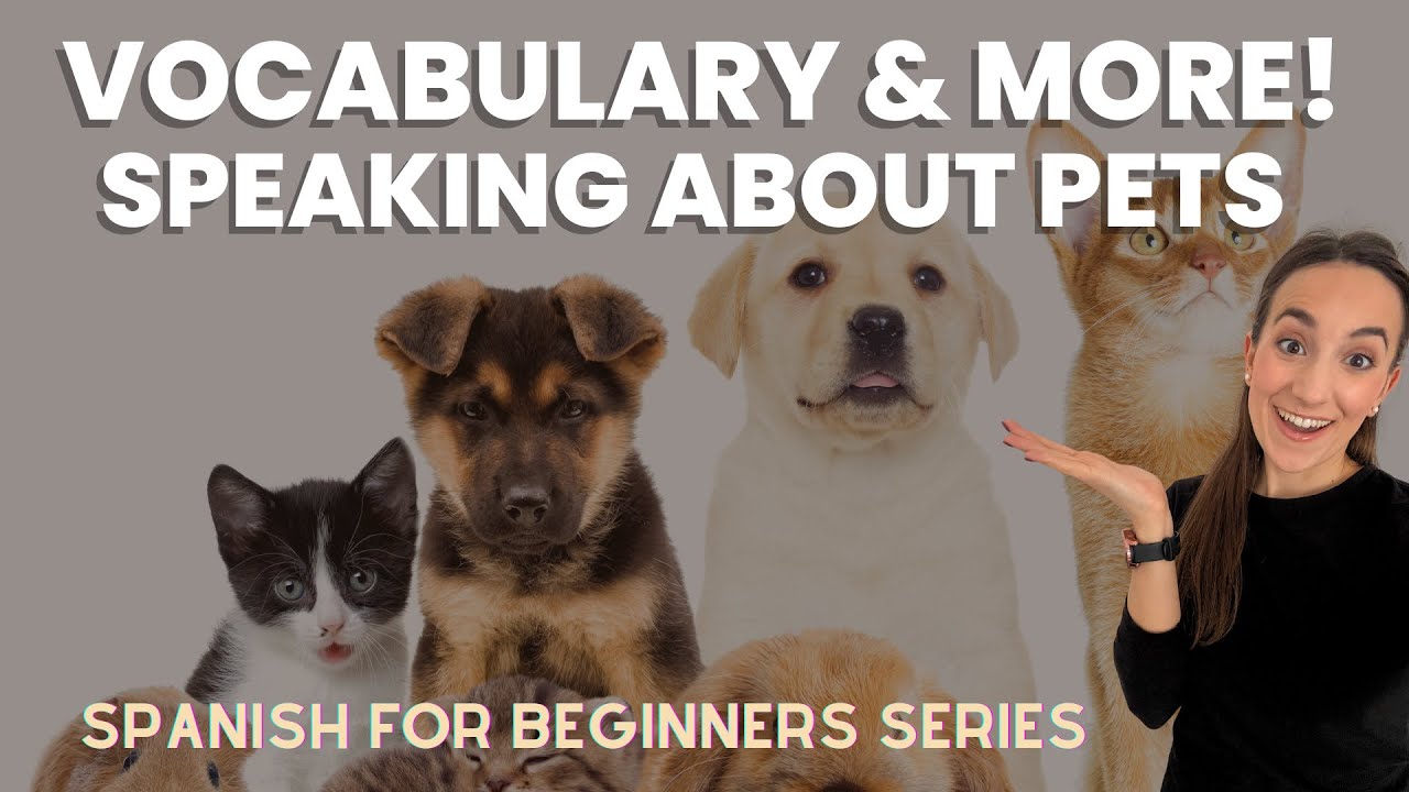 Beginner Spanish: Learn Pet Vocabulary in Spanish! 🐶 Listening Practice ...