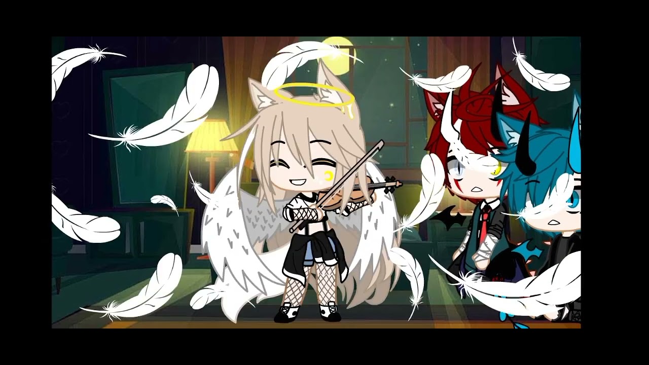 dream plays the violín Gacha Club - YouTube