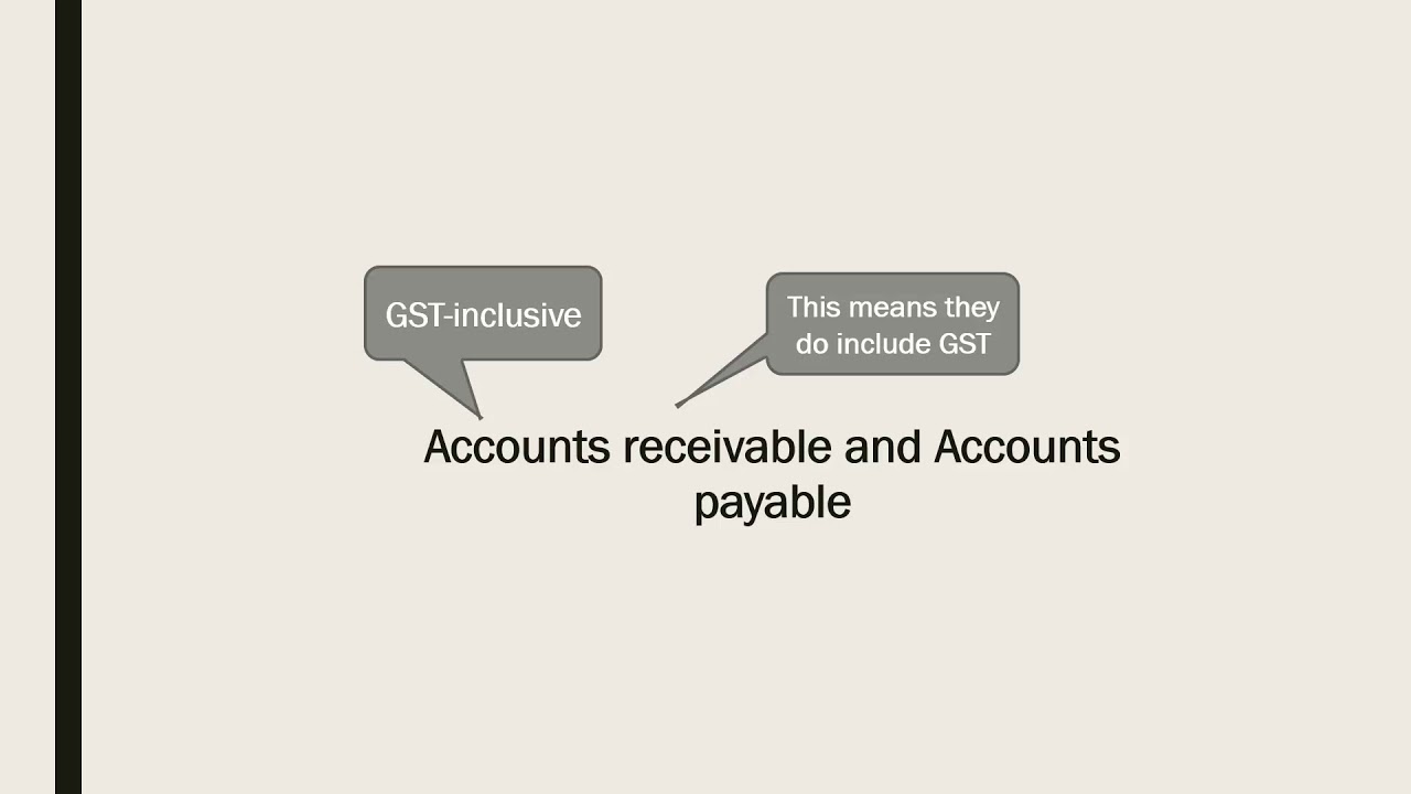 GST: Balance Sheet Items - YouTube
