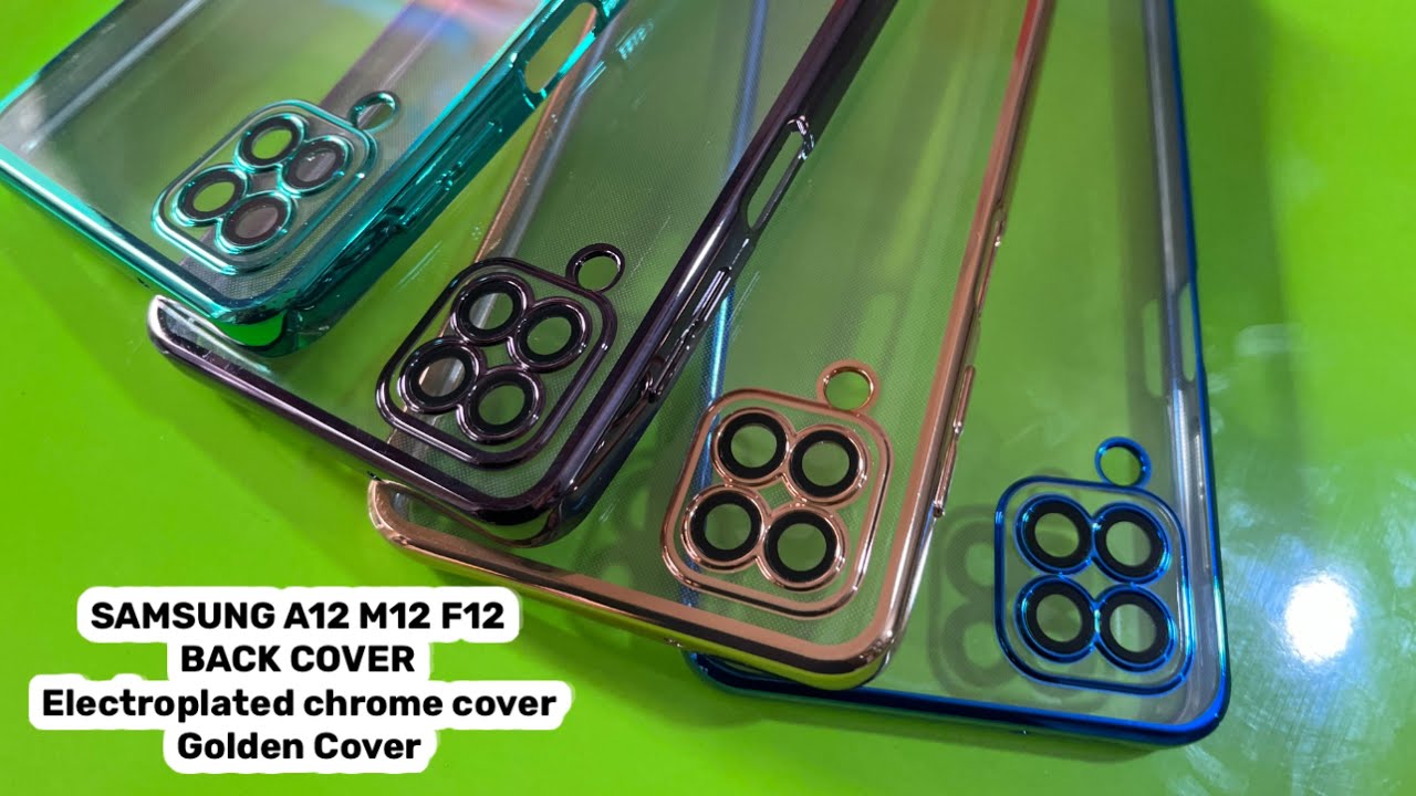 Samsung A12 F12 M12 Back Cover || Samsung M12 A12 F12 Electroplated ...