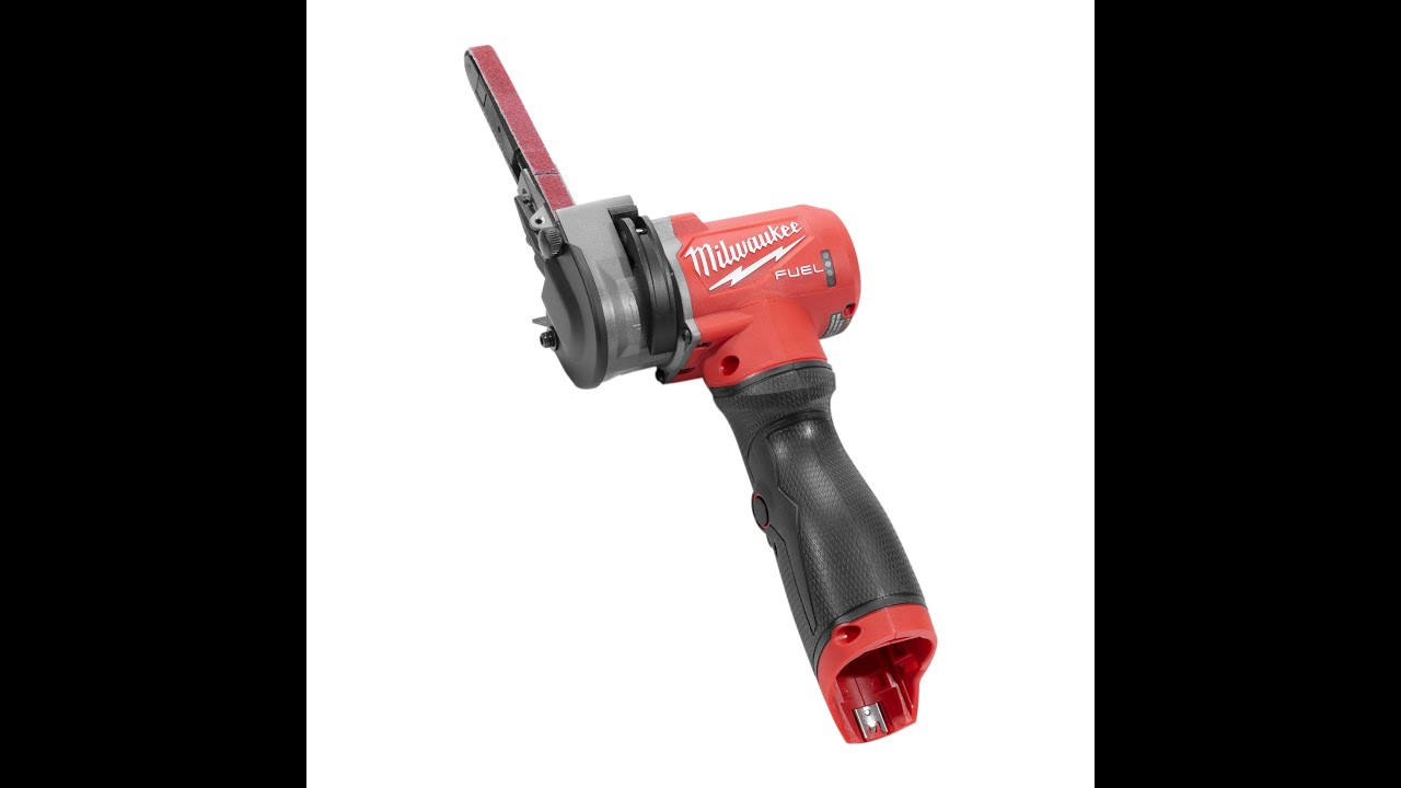 Milwaukee 2483-20 M12 Band File 3/8” with 2 Sanding Belts | JB TOOLS ...