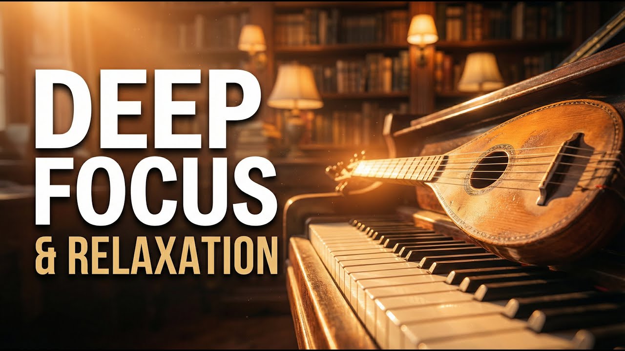 Acoustic Instrumental • Intimate Piano & Saz for Deep Focus - YouTube