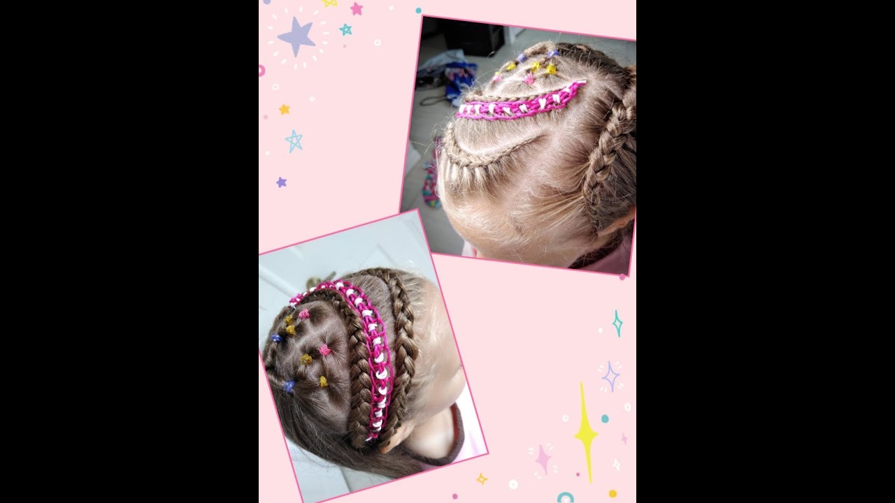 Braids using RAT TAIL CORD!! - YouTube