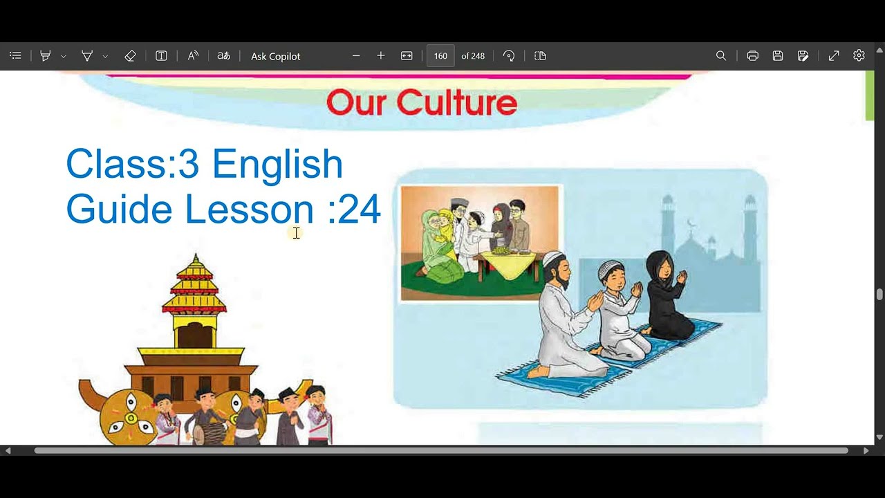 class 3 English lesson 25/guide/grade 3 English chapter 25/English ...
