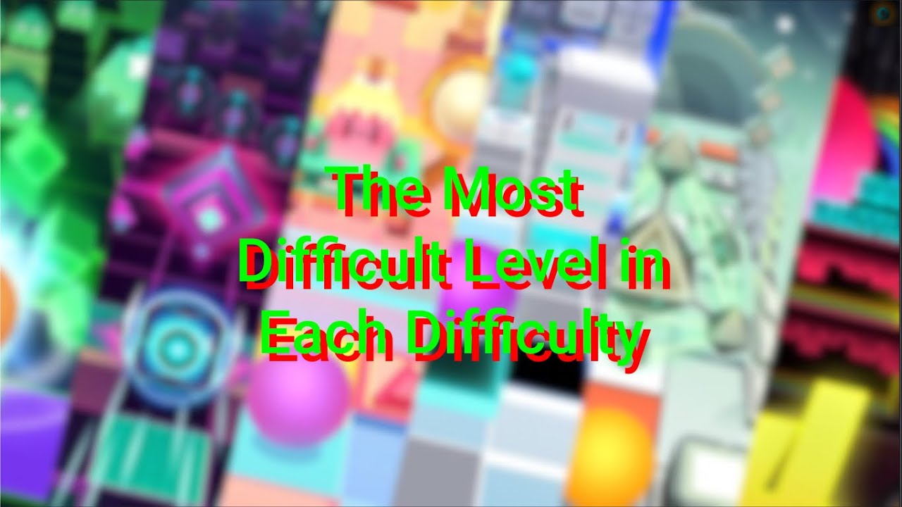 Rolling Sky: The Most Difficult Level in Each Difficulty - YouTube