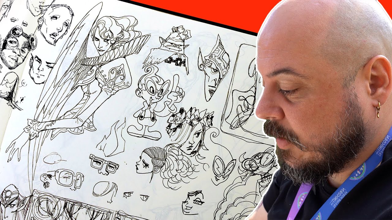 Stylized SKETCHBOOK TOUR with JULIAN DEL REY - THU 2022 - YouTube
