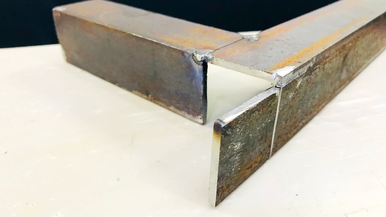 a technique for joining angle iron that not many welders know about ...