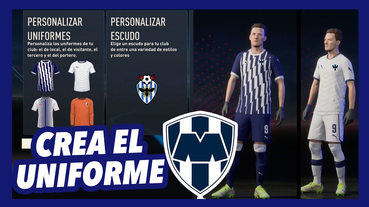 Crea el Uniforme de MONTERREY en Modo Carrera - YouTube