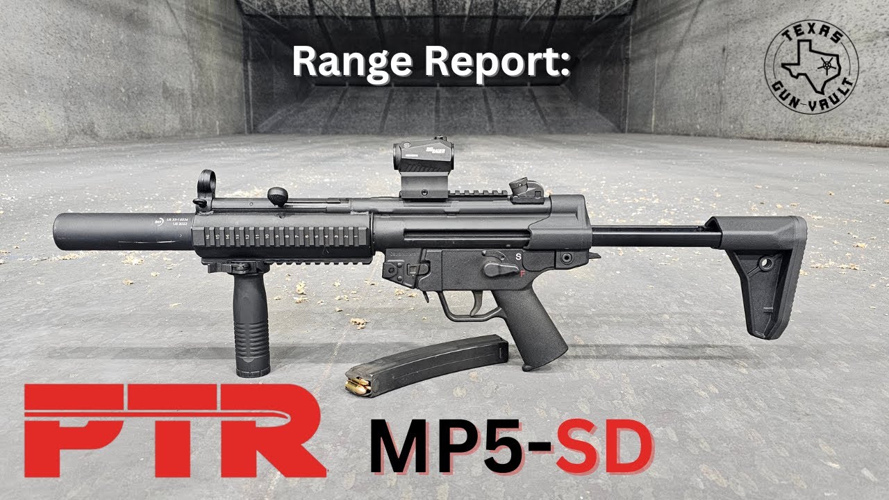 Range Report: PTR Industries MP5-SD (Hk MP5-SD Clone built by HiTec Arms) - YouTube