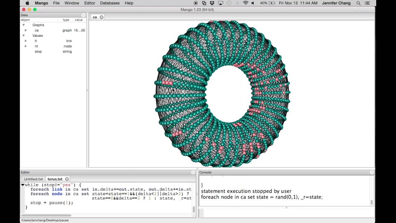 Cellular Automata Simulation on 3D Torus - YouTube