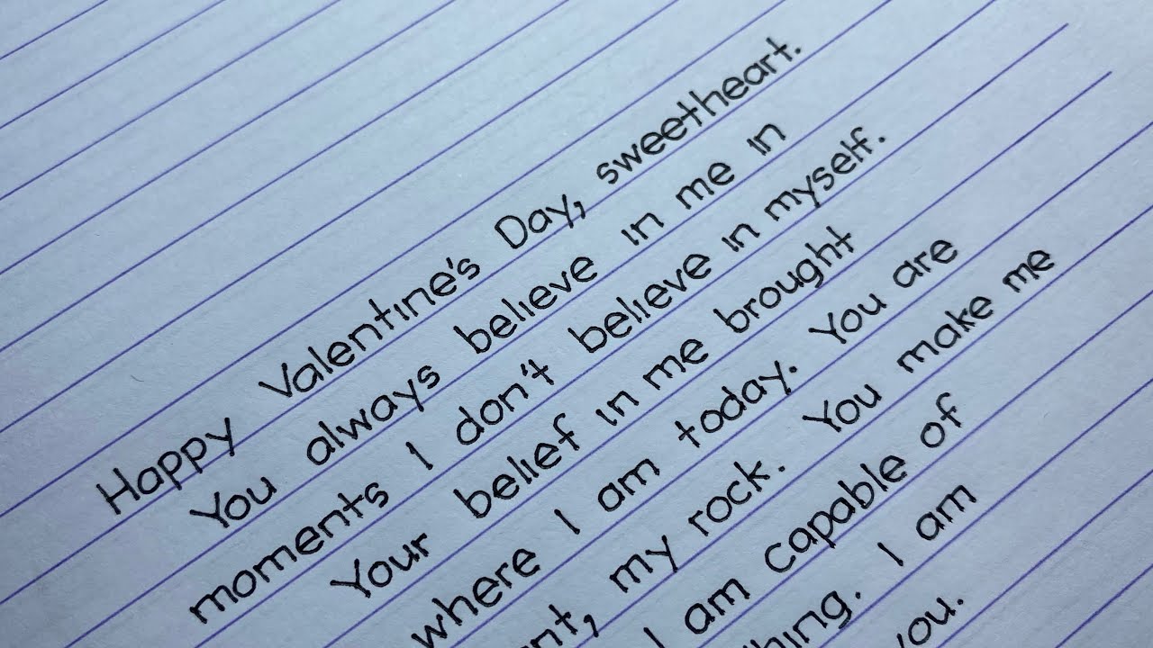 handwriting: Valentine's Day Love Messages To Text Your Sweetheart ...