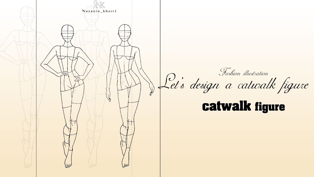 How to design a catwalk figure? - YouTube