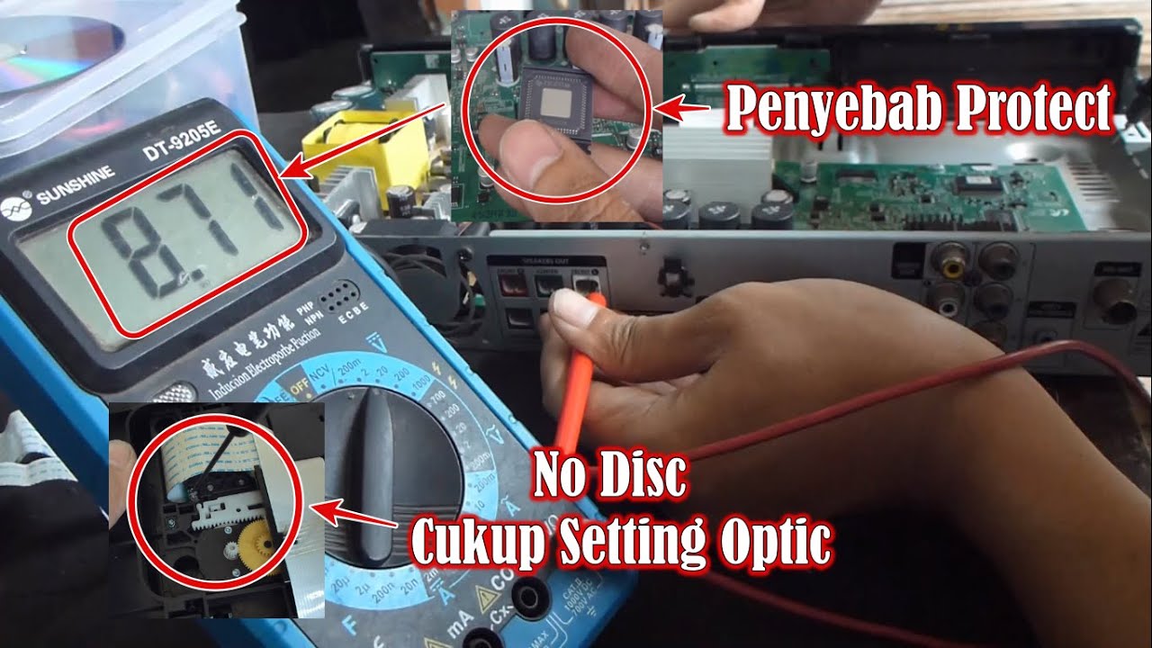 Service DVD Hometheater Samsung Rusak No Disc dan Protect - YouTube