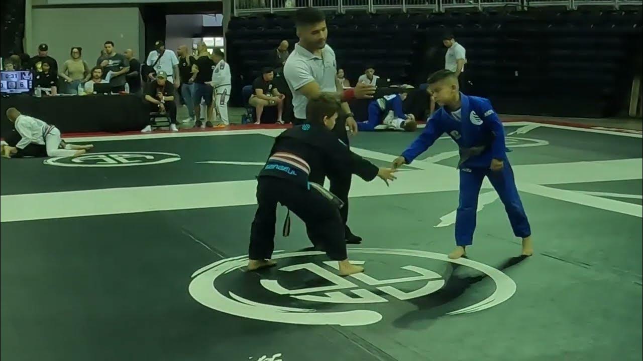 8 year old Jiu Jitsu Grey Belt - JJWL Stockton, CA 04/23/23 Nazary Perkov Gi #2 - YouTube