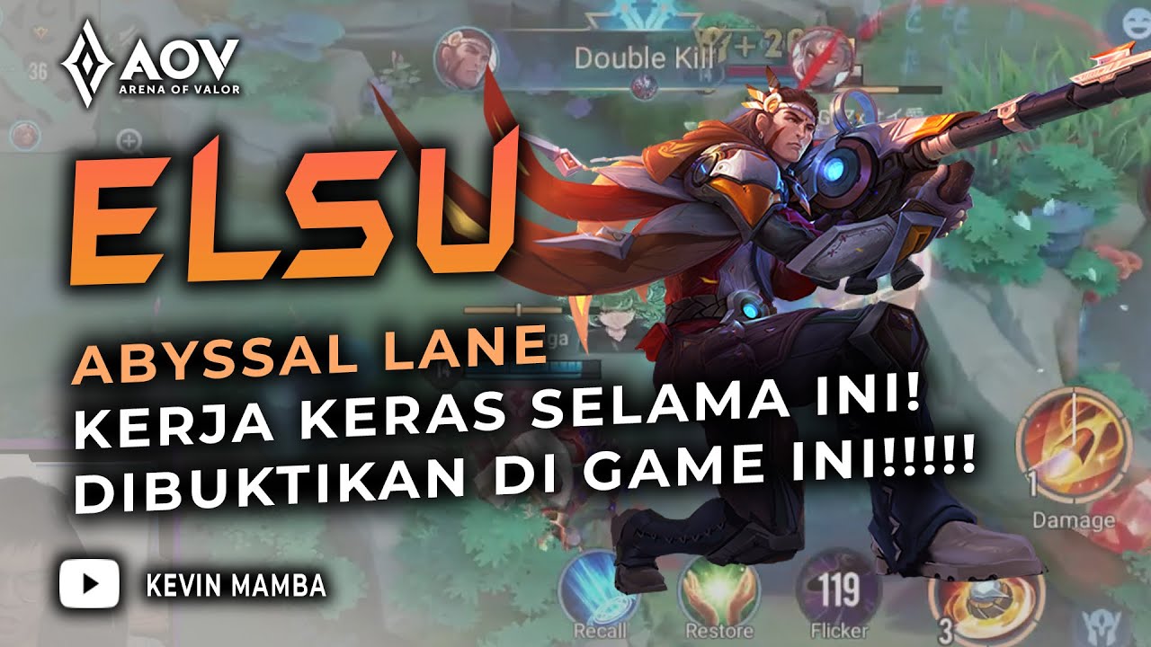 ELSU ABYSSAL LANE KALI INI TOO OP TOO INSANE NO COUNTER!!! 😎 | AoV ...