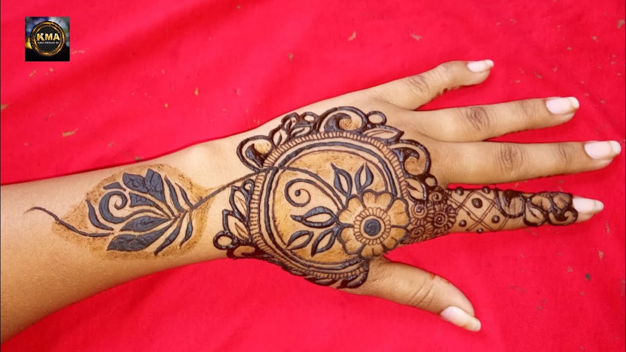 Vary Easy Back Side Mehandi Design| Stylish Mehandi Design|Beautiful ...
