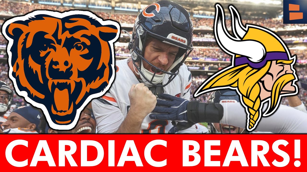 CARDIAC BEARS! Chicago Bears BEAT Minnesota Vikings On Cairo Santos ...