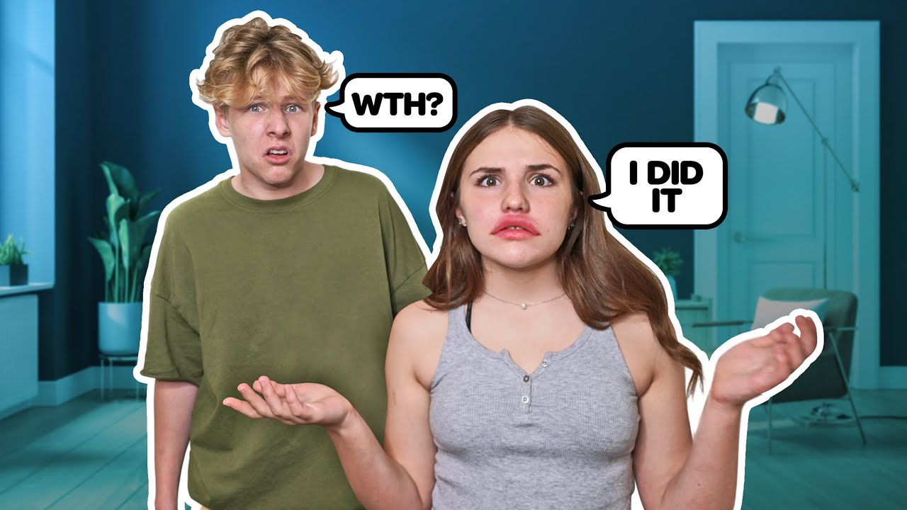 I Got Lip “Fillers” To See How My Boyfriend Reacts **BOTCHED**💉👄| Piper ...